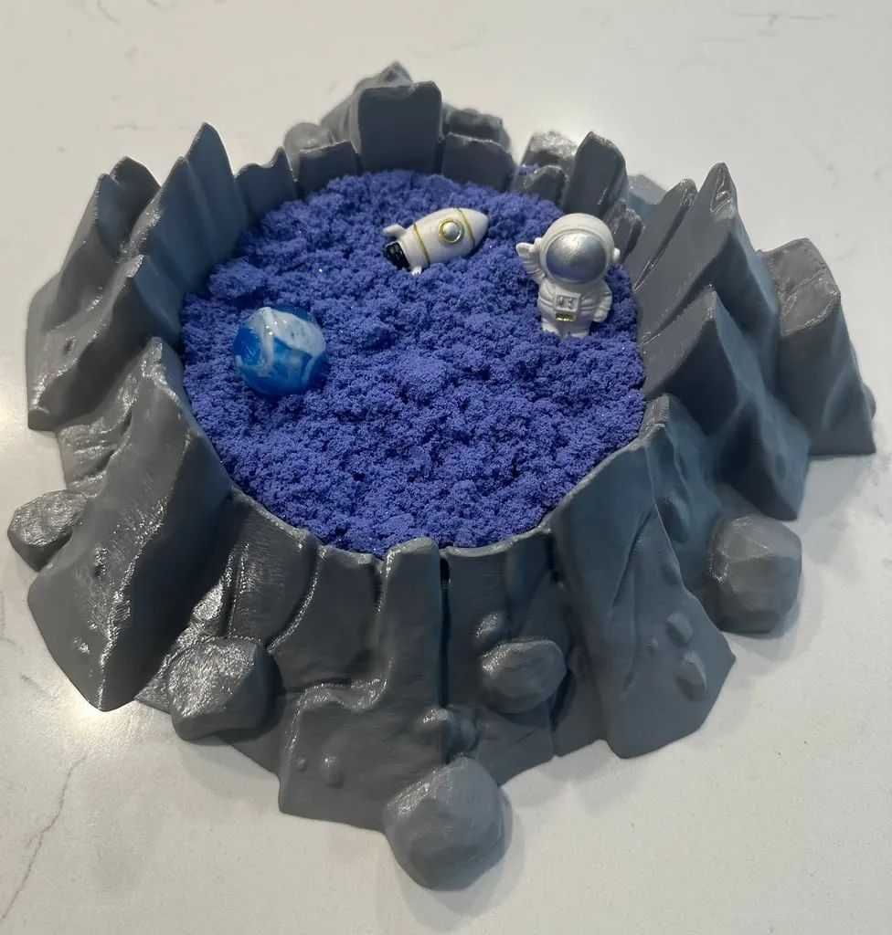 Kinetic Sand Pit Crater Remixed by DinnerRoll - MakerWorld