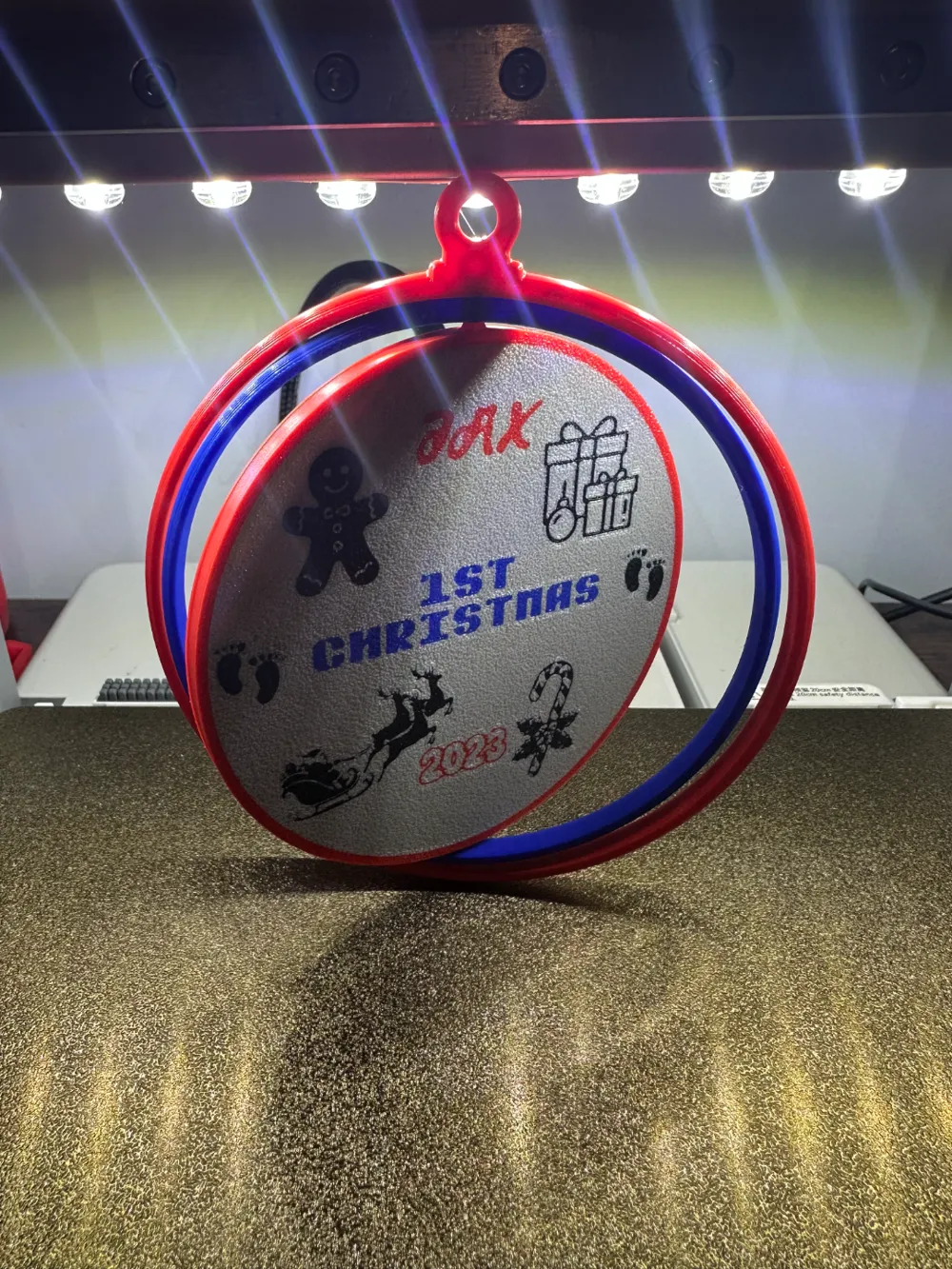 1st Christmas Ornament by Daneille0718 MakerWorld: Download Free 3D Models