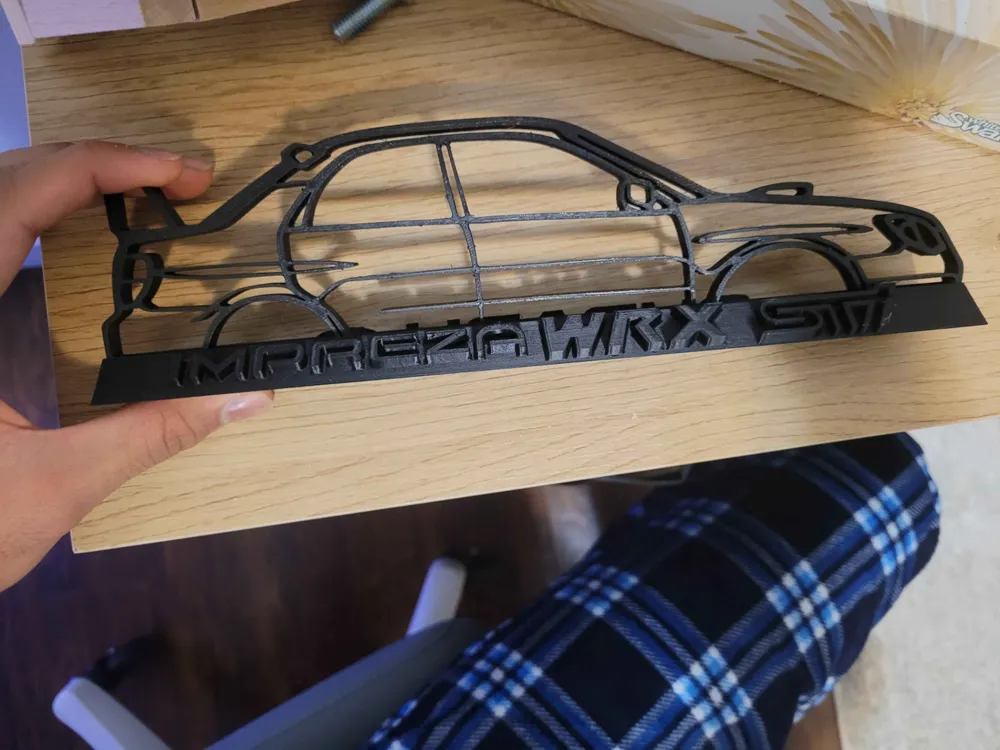 Subaru WRX STI with Stand (car slides into stand) by user_468341214 ...