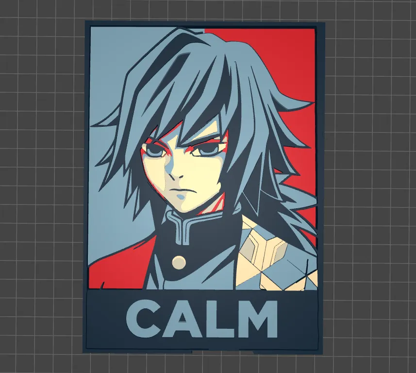 Demon Slayer — Giyu Tomioka — Kimetsu no Yaiba by Dragoneye Jo - MakerWorld