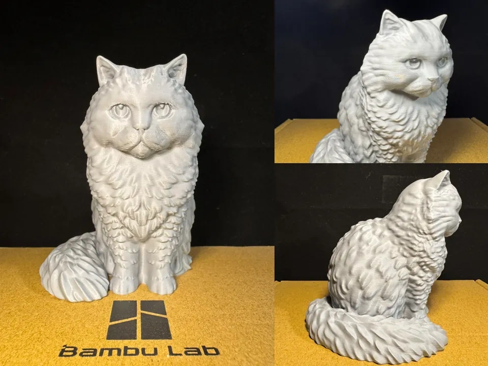 Longhair Persian Cat (Delicate Fur Texture) by Bababu - MakerWorld