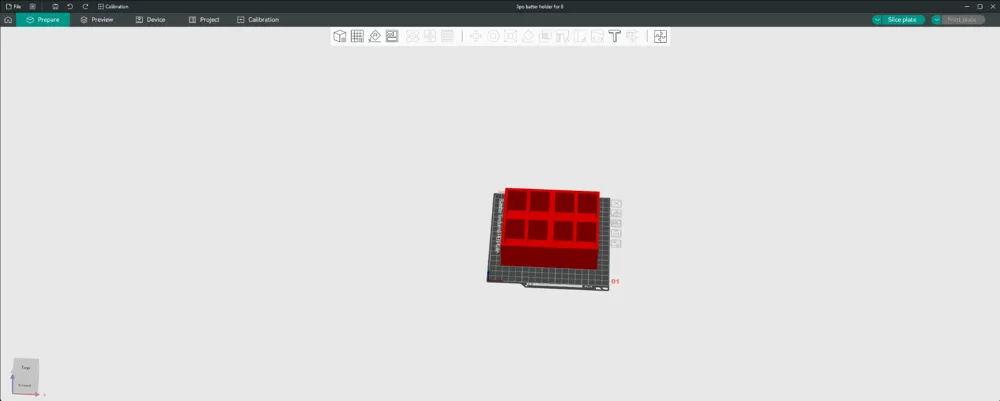 Lipo battery holder for 8 by jlerchMakerWorld: Download Free 3D Models