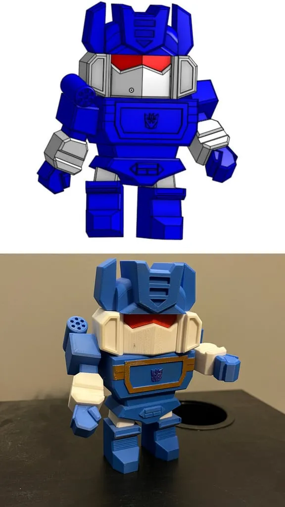 Soundwave Chibi Figure by ReProps2003 - MakerWorld