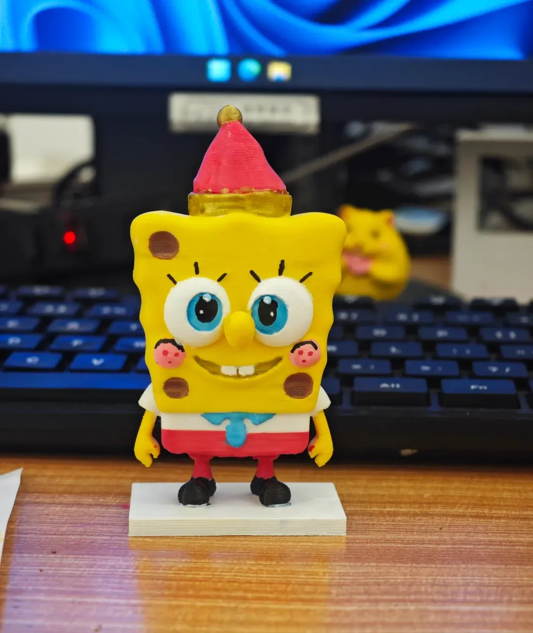Bob l'éponge en bonnet de Noël - Modèle d'Impression 3D Gratuit ...
