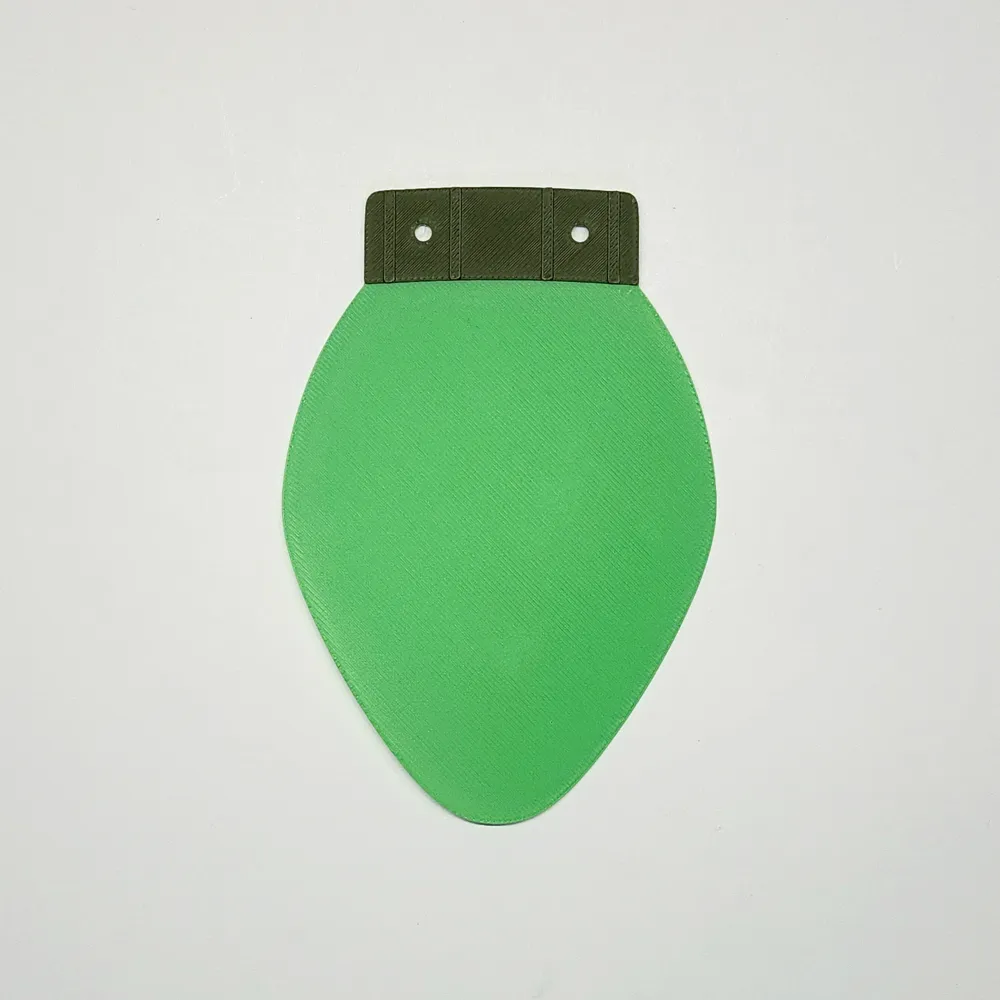 Classic Christmas Light Hanging String-Up Banner - Free 3D Print Model ...