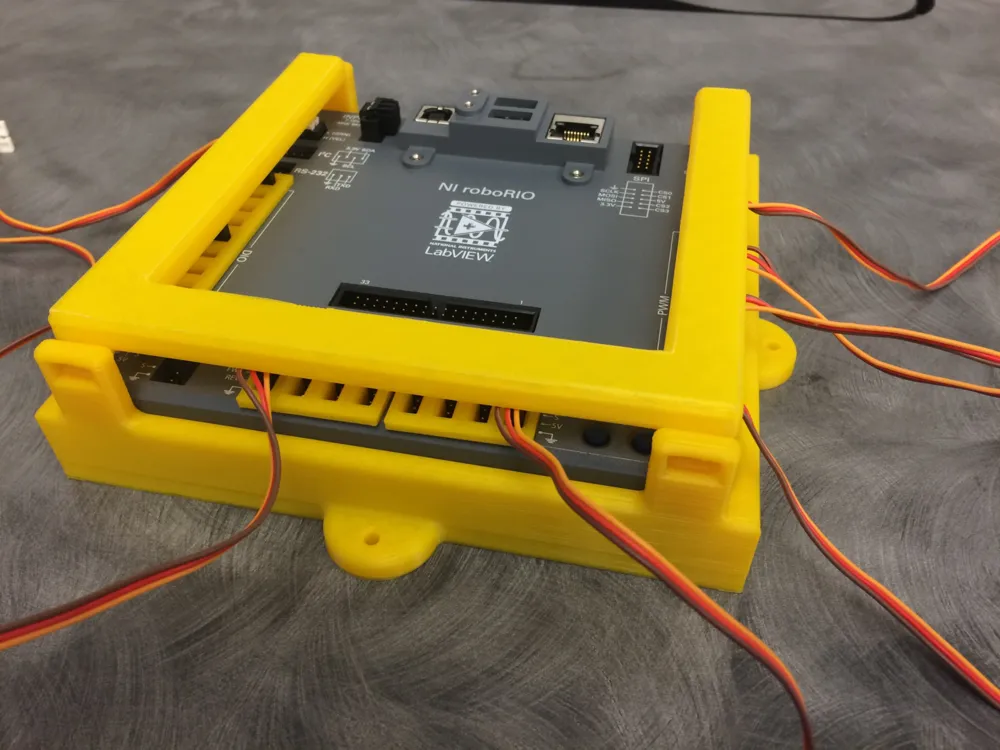FIRST RoboRio Mounting Bracket & Cable Alignment by jacobianfunction ...