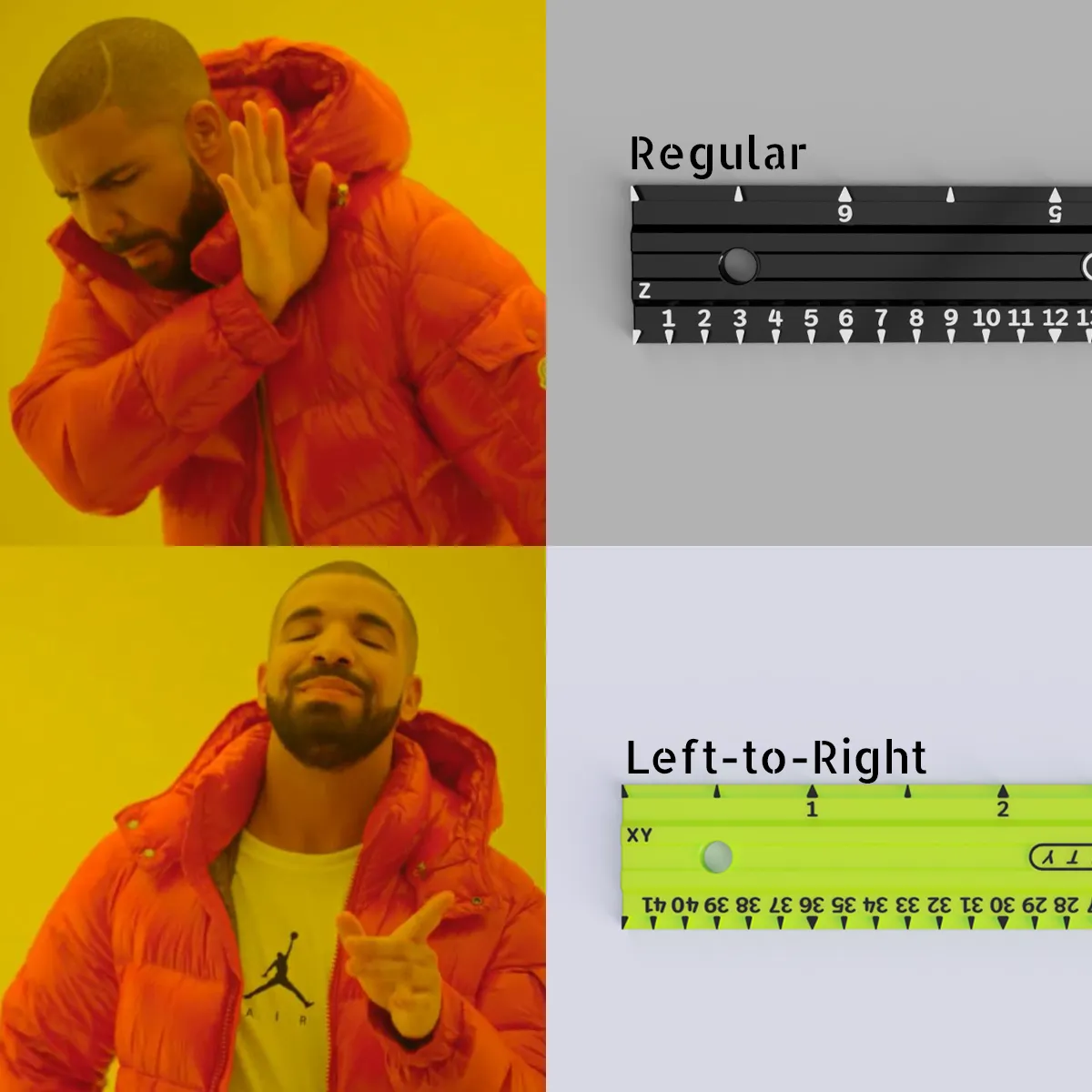 Gridfinity Ruler MKII LTR Version [7 Unit Length] - Free 3D Print Model ...