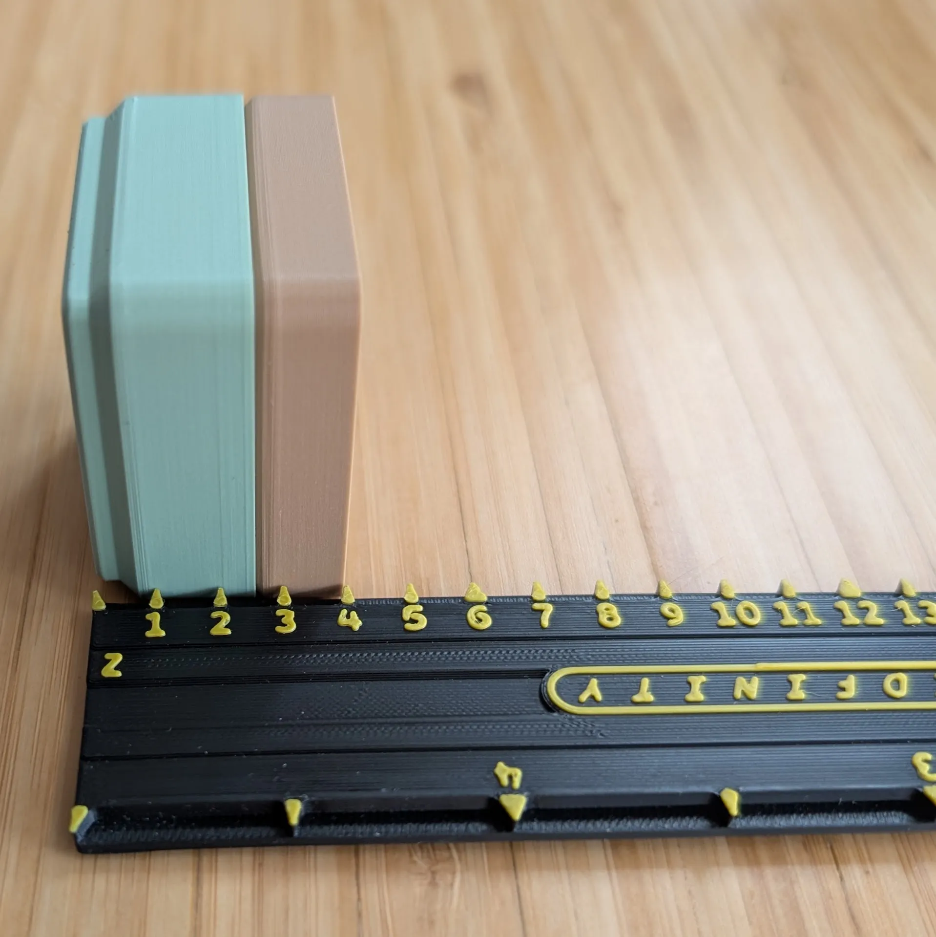 Gridfinity Ruler MKII LTR Version [7 Unit Length] by engineering by ...