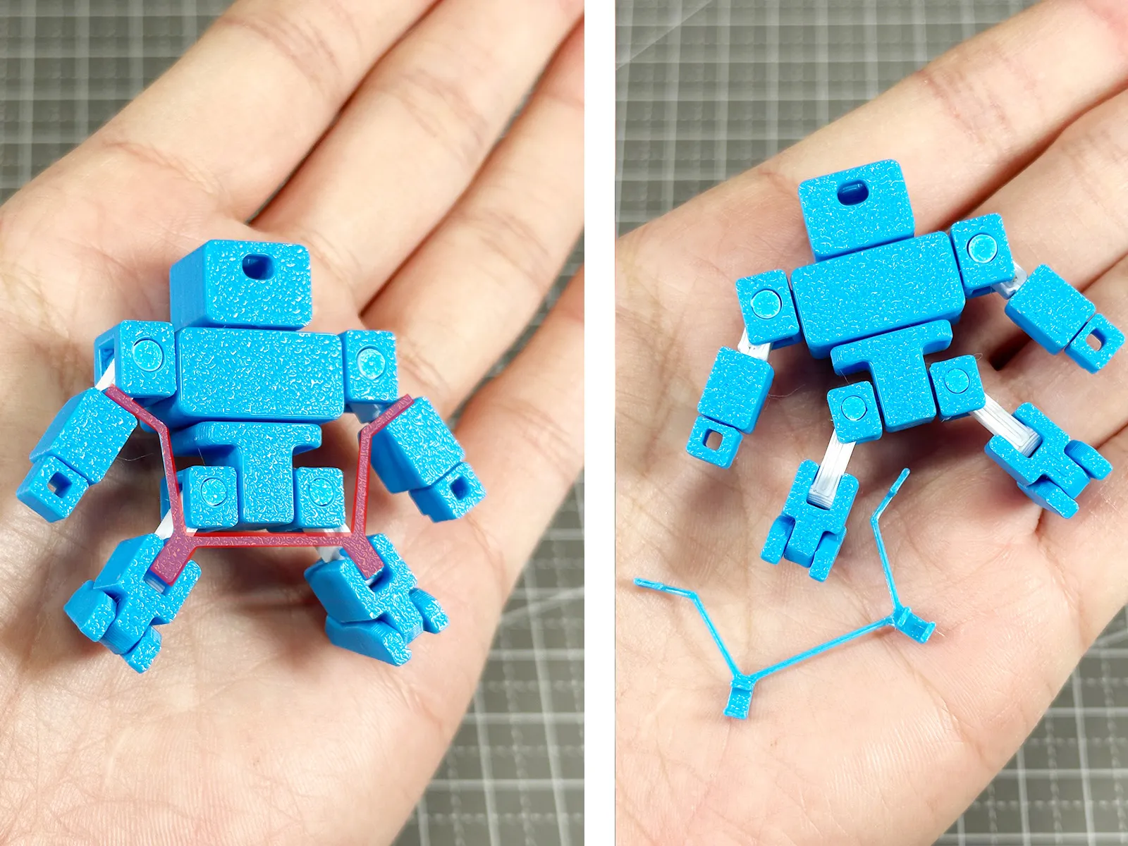 Robot C (18 Movable Joints, Print-In-Place) by DDWMAKER MakerWorld ...