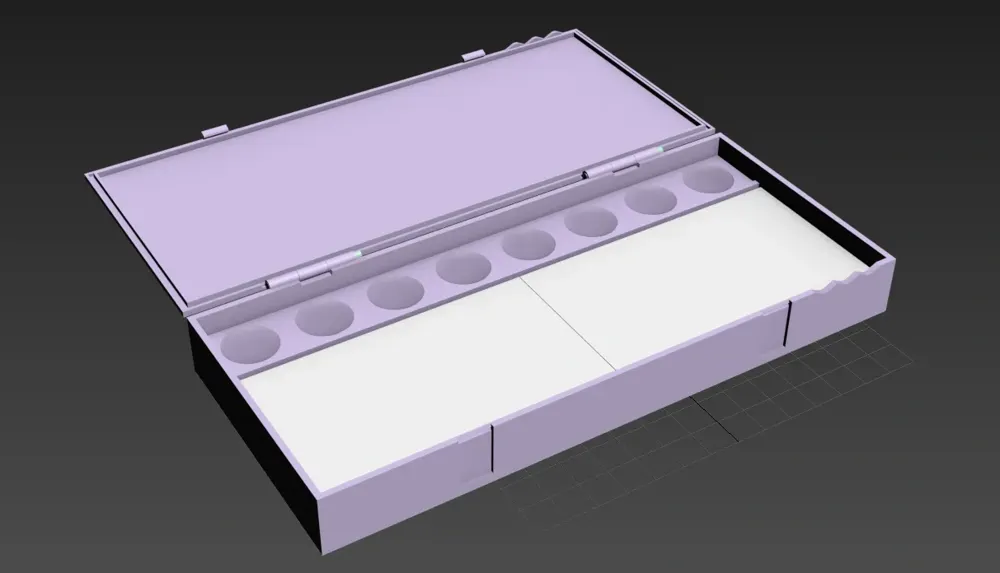 手涂必备湿盒/湿盘 来自 Shadow MakerWorld：免费下载 3D 模型