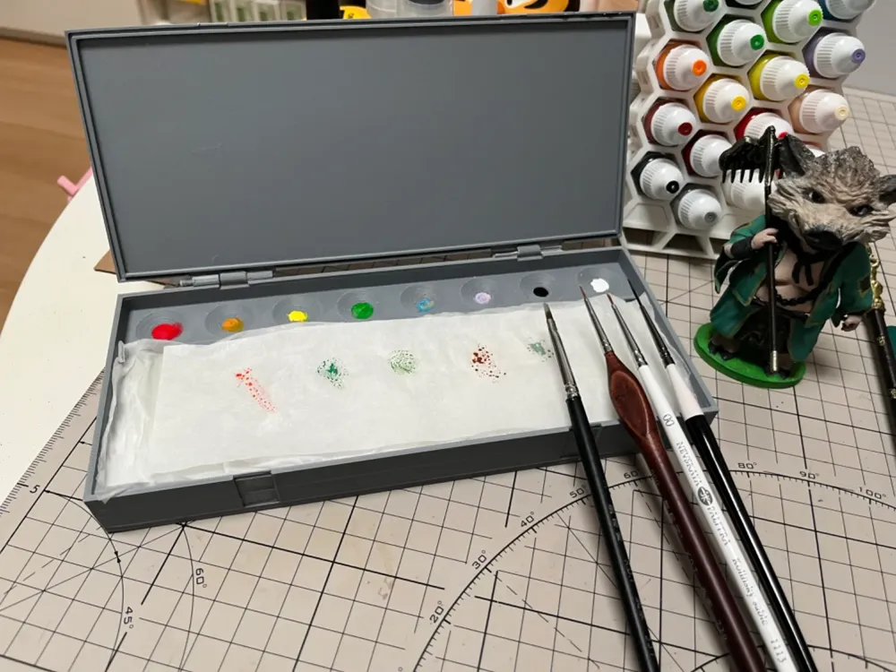 Hand-painting Essential Wet Palette/Wet Box by Shadow - MakerWorld