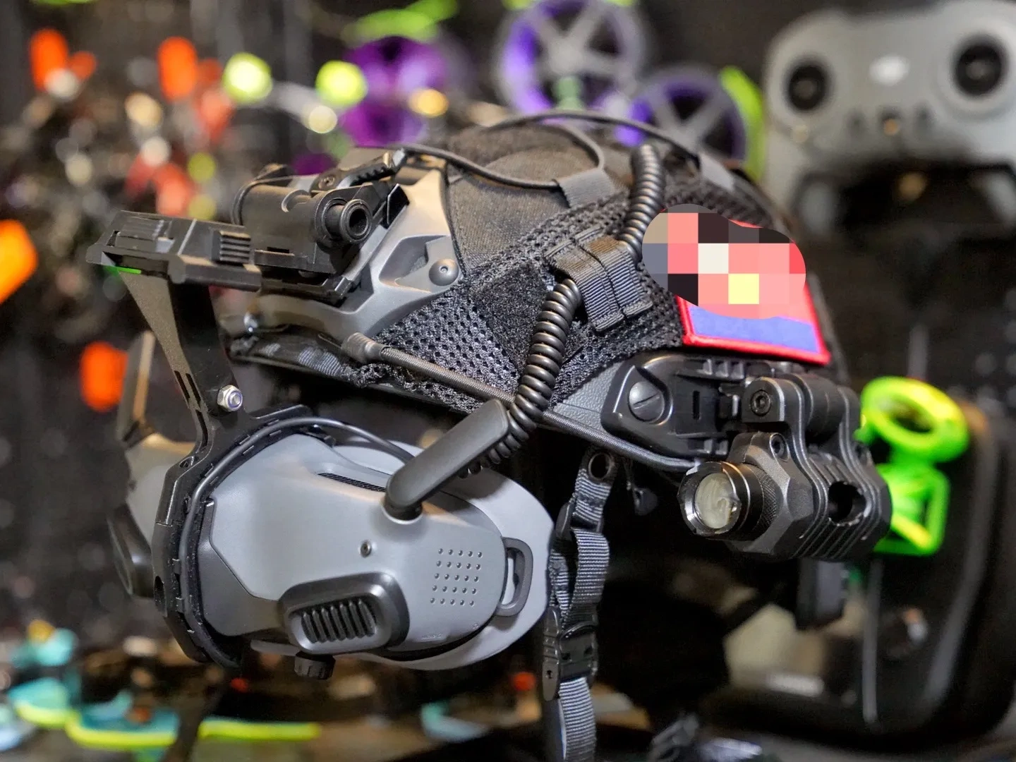 DJI Goggles V2 (G2) headset mount for tactical helmets by user ...