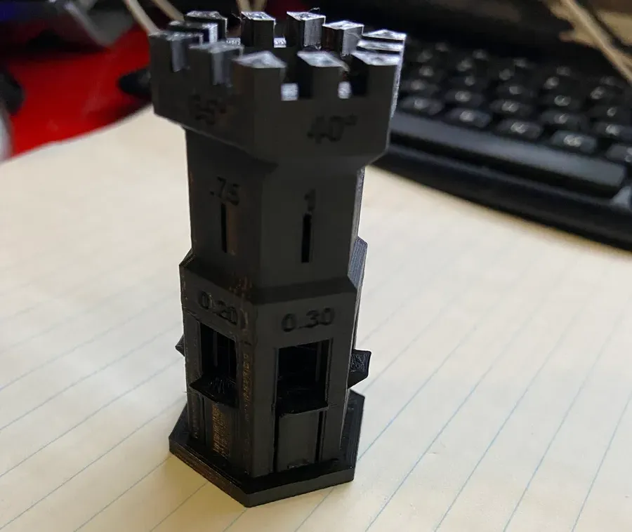 Calibration tower by Gulsifer - MakerWorld