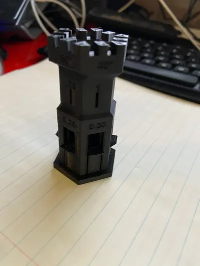 Calibration tower by Gulsifer - MakerWorld