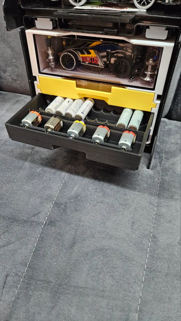 Portable box Tamiya drawer box Remixed by Spanx - MakerWorld