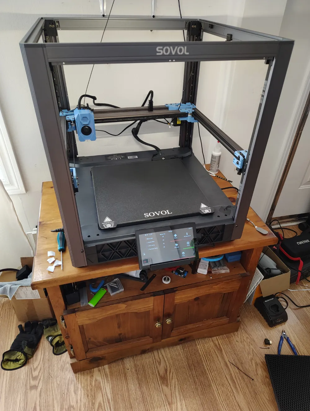 Sovol SV08 7inch screen mount - Free 3D Print Model - MakerWorld