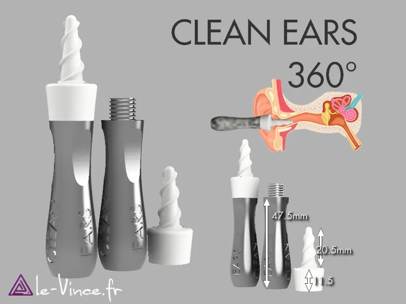 CLEAN EARS 360° by le-Vince.fr - MakerWorld