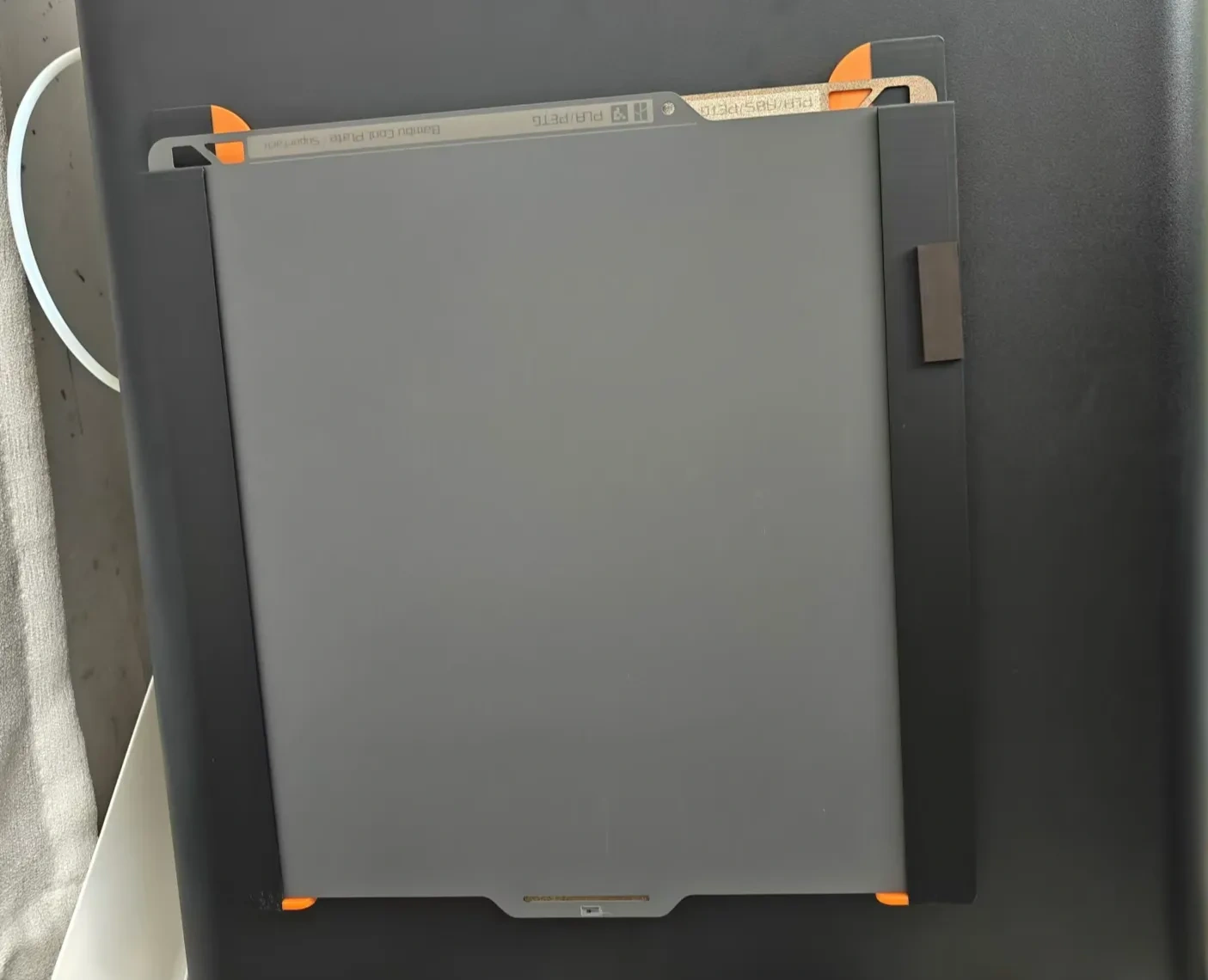 Build plate organizer, holds 3 build plates, use double-sided tape to ...