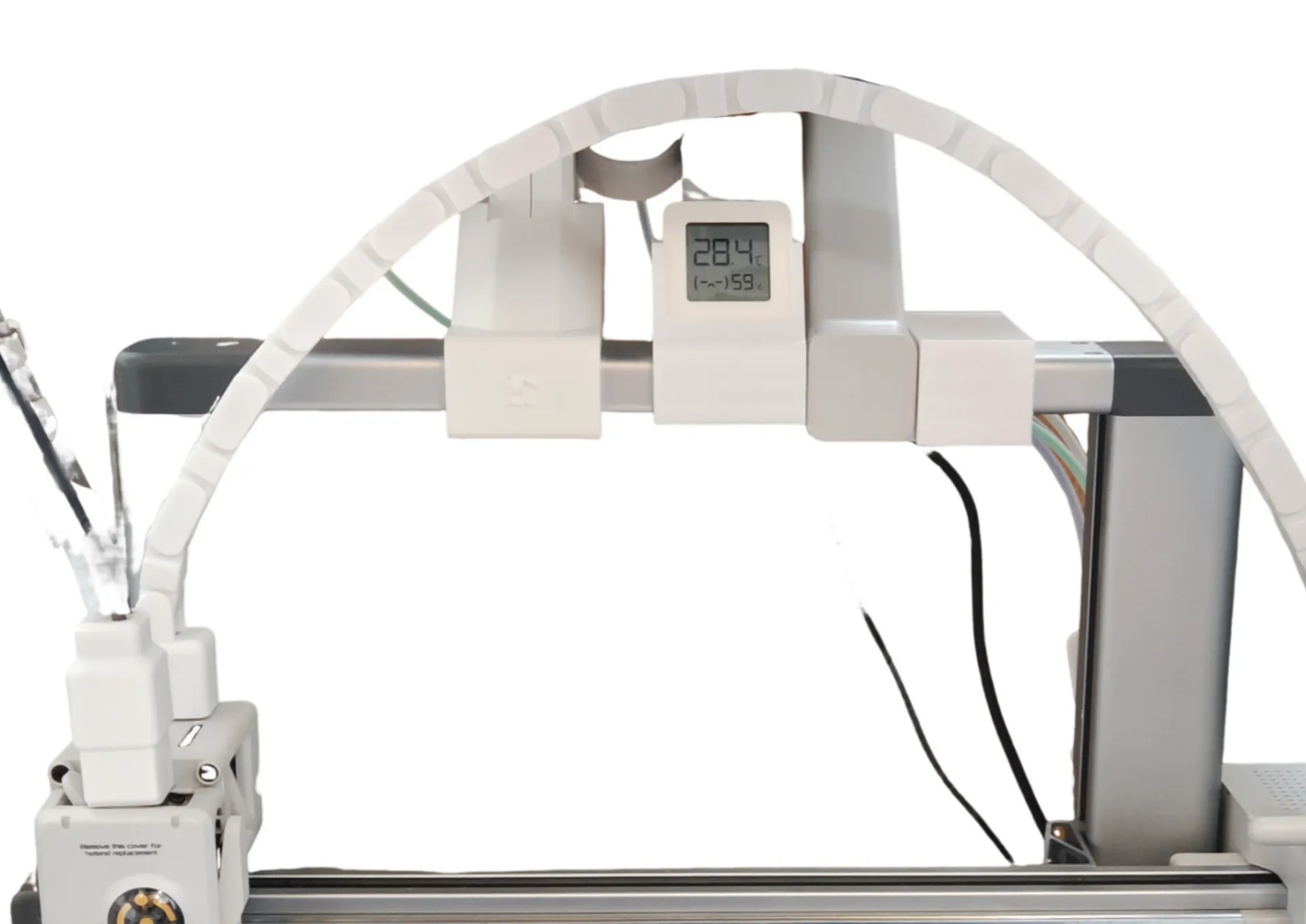 A1 X-axis cable chain and wire securing hub protector Remixed by raseny ...