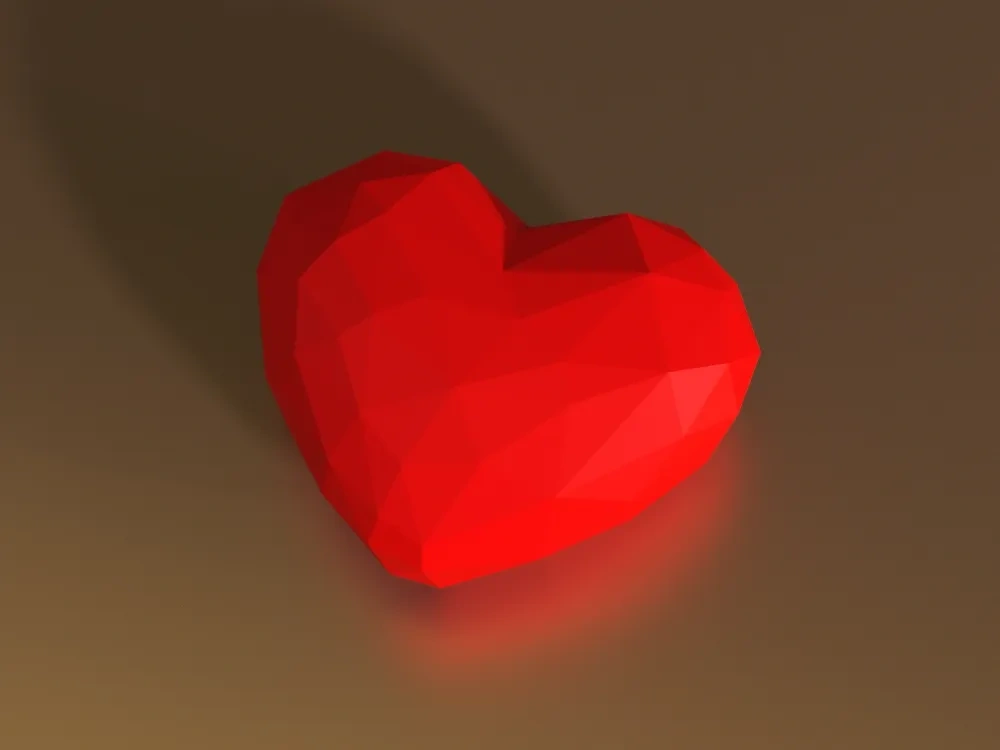 Geometric Heart by 天天向上 - MakerWorld