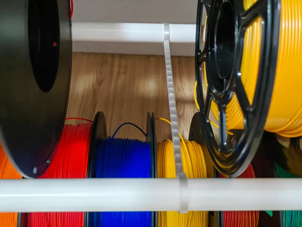 DIY PVC Pipe Filament Rack Accessories by AnubisC MakerWorld: Download ...