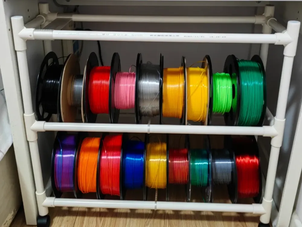 DIY PVC Pipe Filament Rack Accessories by AnubisC MakerWorld: Download ...