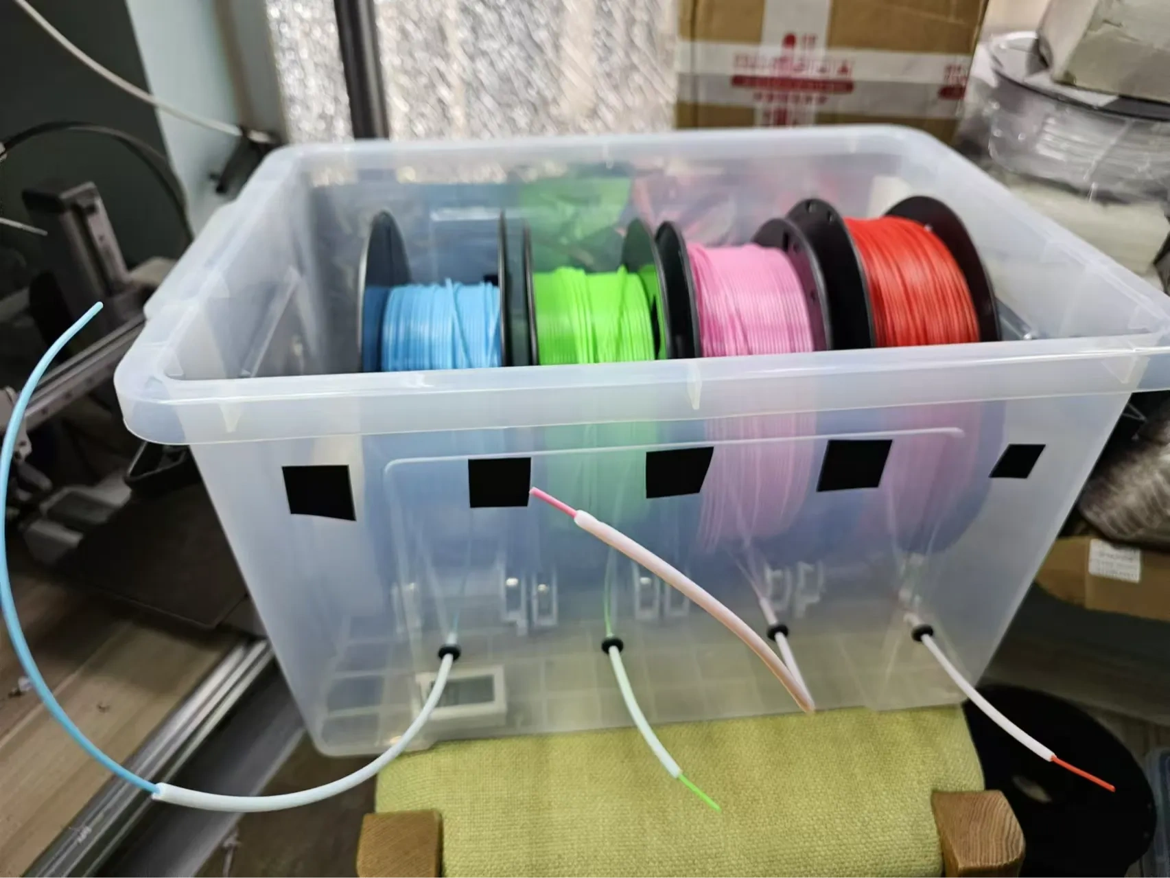 Connectable filament holders (can be used as AMS enclosure) by mossbot ...