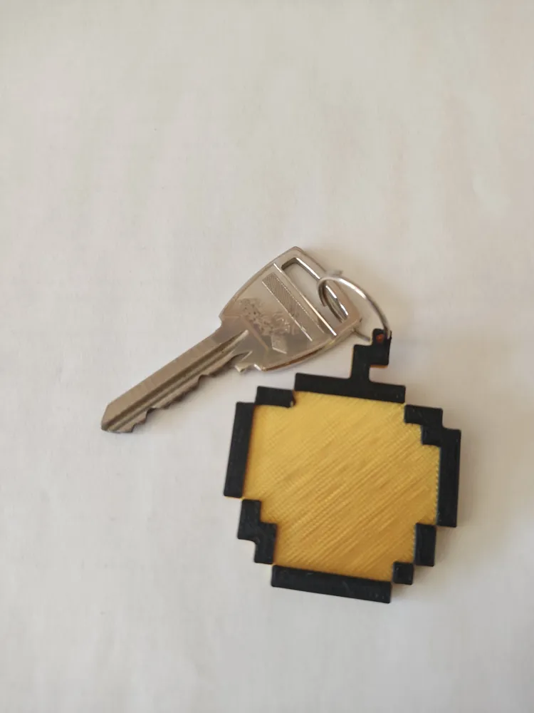 Minecraft golden apple Keychain by Printcube3d - MakerWorld