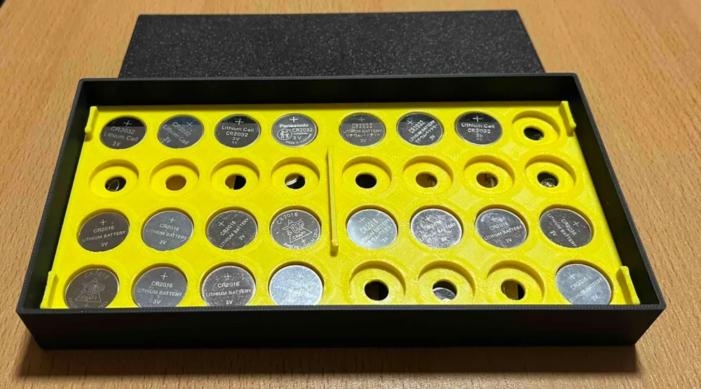 Button Cell Battery Box by user_4286875803 - MakerWorld
