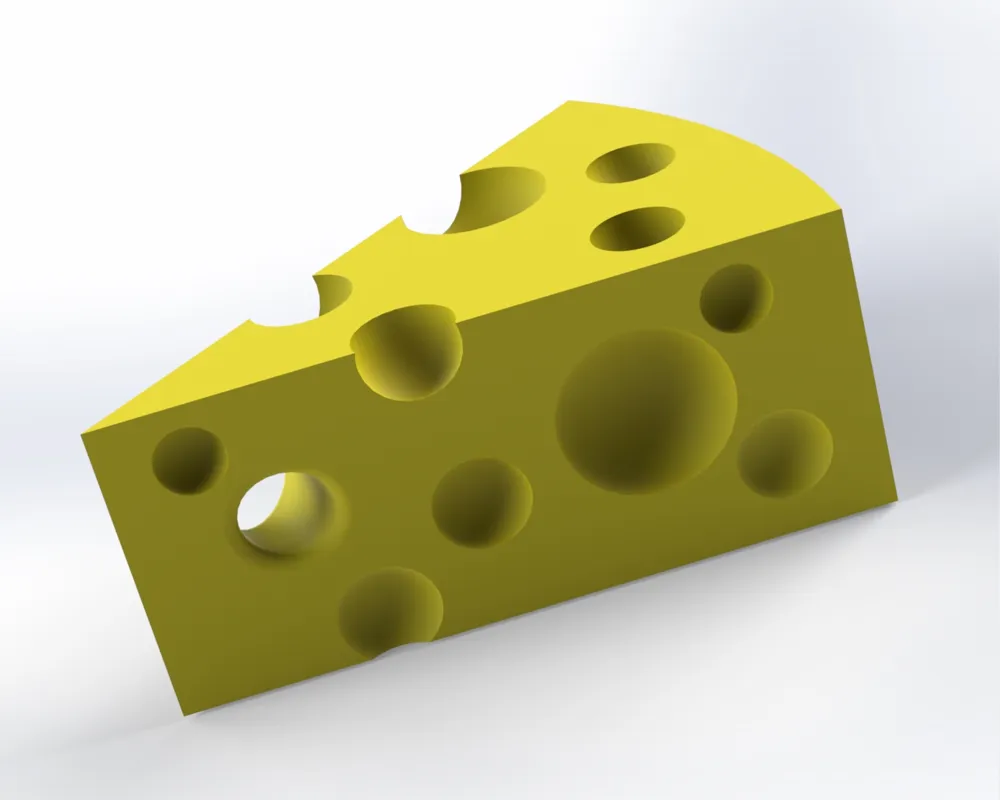 Cheese Keychain by Hoppezak 3D Engineering - MakerWorld