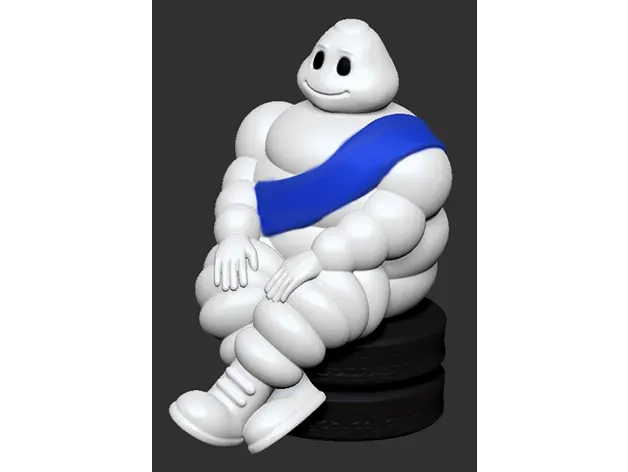 Michelin Bibendum puppet by Hoppezak 3D Engineering - MakerWorld