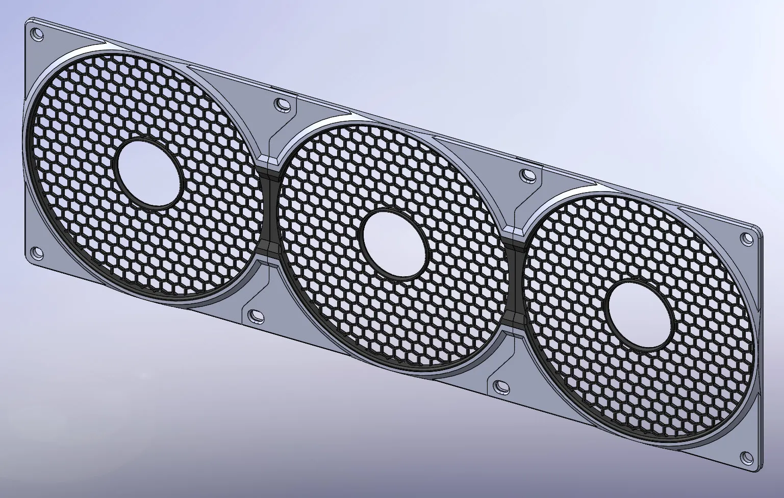 FanSwap, 120mm fan modular grille/cover plus REMIX - Free 3D Print ...
