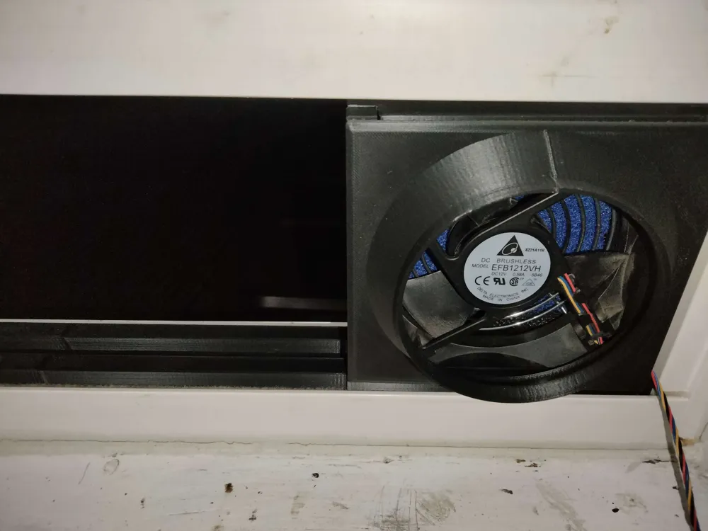 120mm pc fan dryer vent duct window unit by misterronin48 MakerWorld ...
