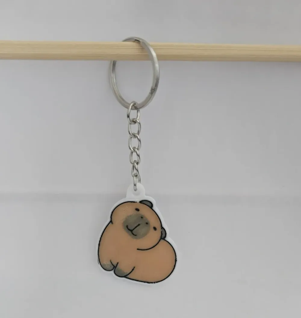Capybara Keychain 3 by user_3678932579 - MakerWorld