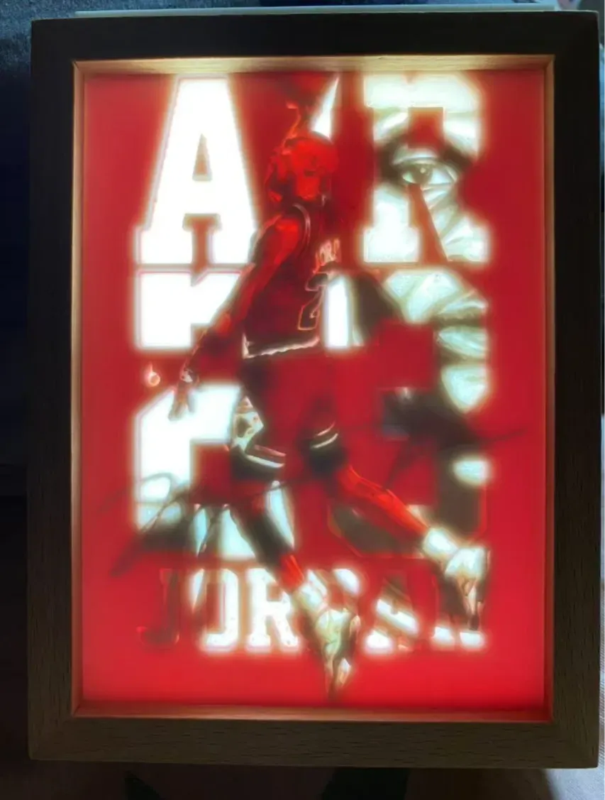 Jordan Colored Lithophane by pandahome - MakerWorld