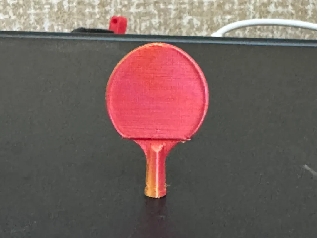 Ping Pong Paddle Keychain by 小想 - MakerWorld