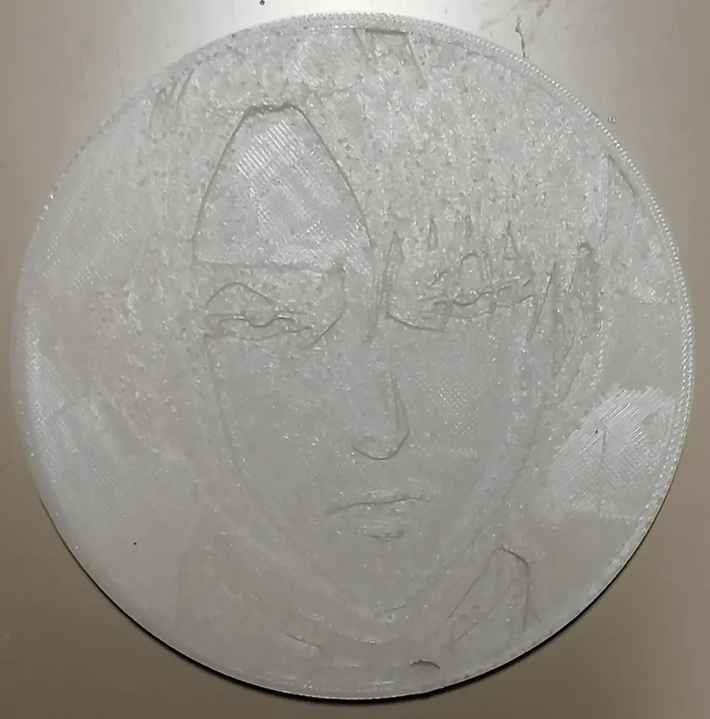 Attack on Titan Levi Ackerman lithophane keychain by 神奇大牛马 - MakerWorld