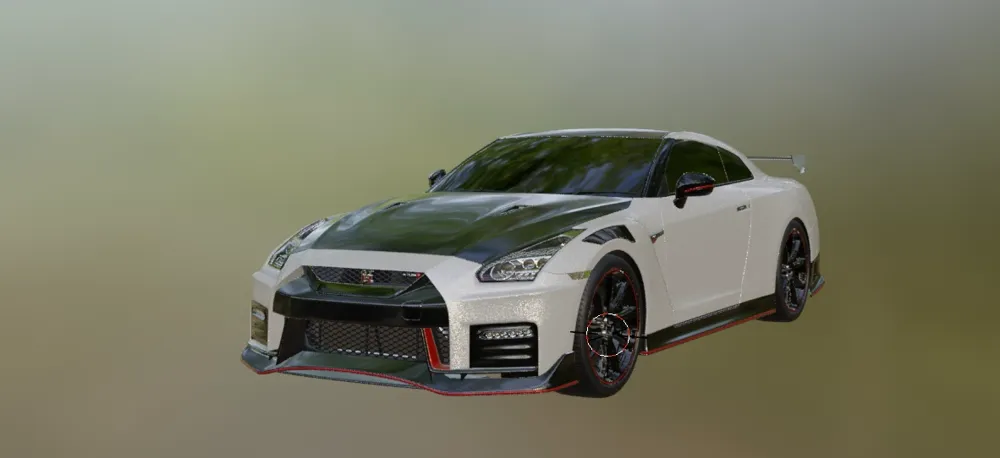 Nissan gtr high poly by Tricraft studios - MakerWorld