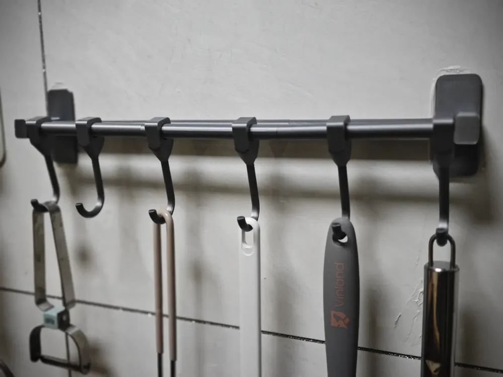 Kitchen spatula spoon knife cookware adhesive wall-mounted rack by ...