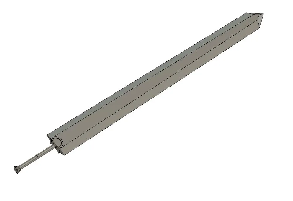 Berserk Guts sword - Free 3D Print Model - MakerWorld