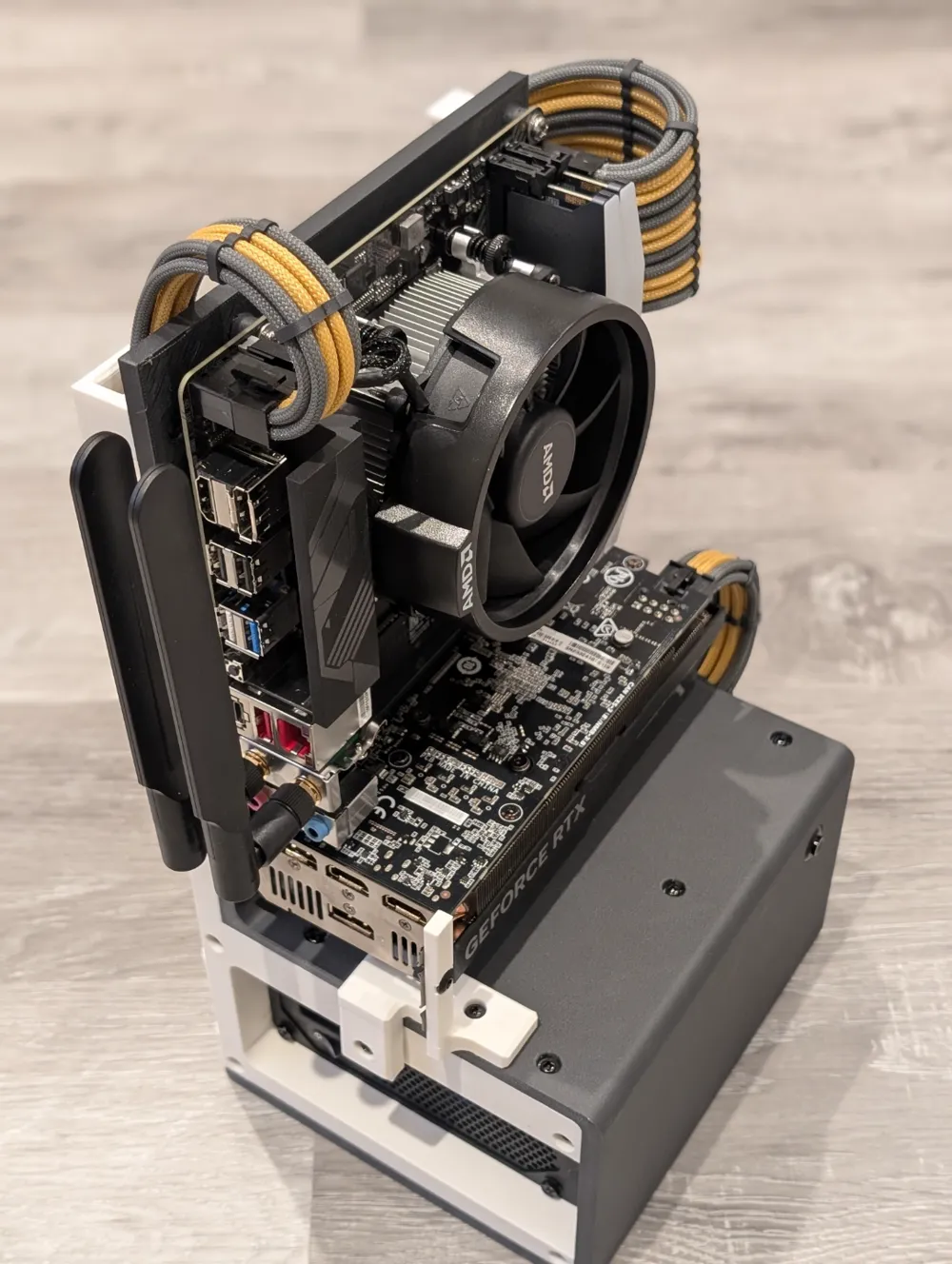 9.5L Mini-ITX Small Form Factor PC Open Frame by CircuitHawk MakerWorld ...