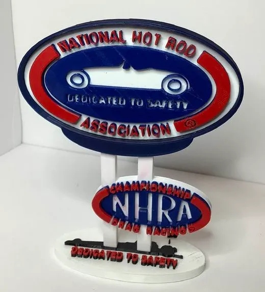 NHRA safety display sign by Rayb007 - MakerWorld