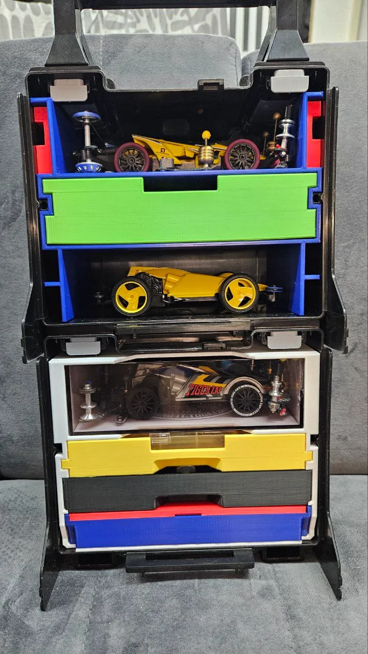 Tamiya Portable box cars garage by Spanx - MakerWorld