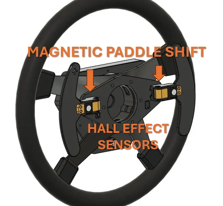 Magnetic Paddle Shifter Simracing by Alby312 - MakerWorld