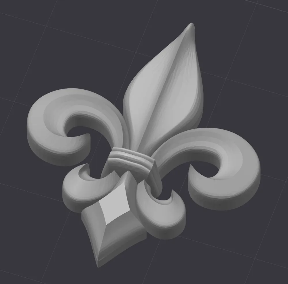 French Lily - Fleur de lis - Fridge Magnet by PRINTitOLIVE MakerWorld ...