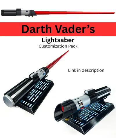 The Ultimate Customizable Lightsaber (Collapsible) - Free 3D Print ...