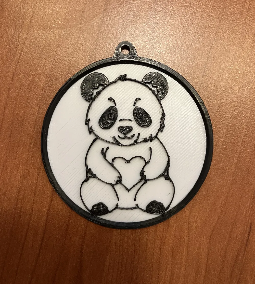 Panda badge by jendas - MakerWorld