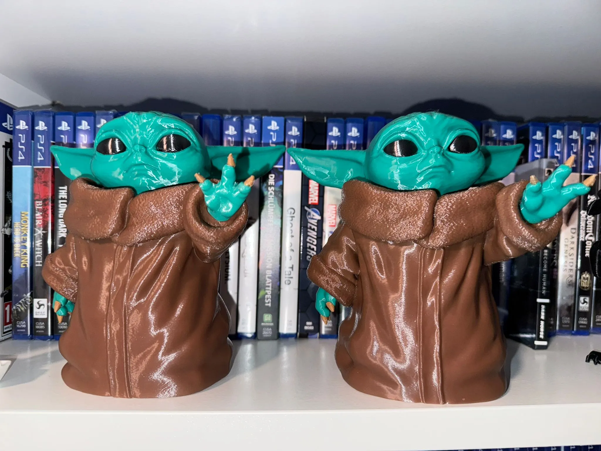 FULL Baby Yoda / Grogu model with Base, NO AMS! - Free 3D Print Model ...