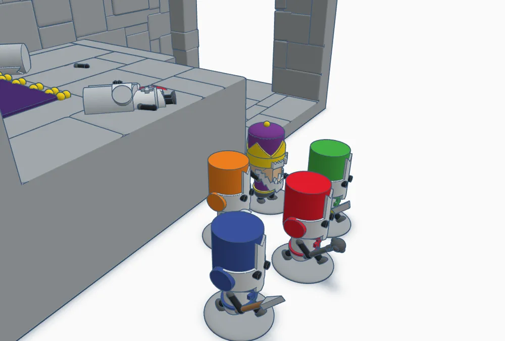 Castle crashers home castle and charactors by ThisIsFun - MakerWorld