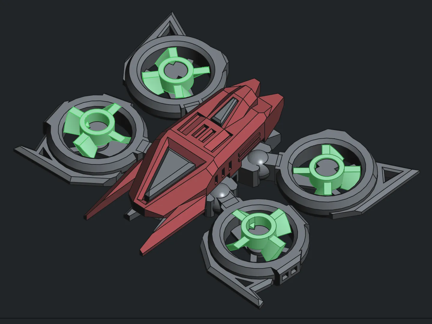 Flutter Drone - Model Kit by Kit Crafters MakerWorld: Download Free 3D ...